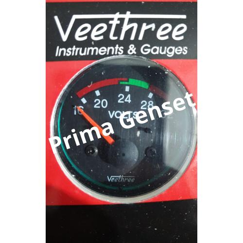 Jual Veethree Volt DC Gauge / Voltmeter / Volt Meter 12/24V - Kota ...