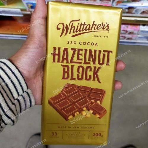 Jual WHITTAKERS HAZELNUT BLOCK 200gr// Made in new Zealand - Jakarta ...
