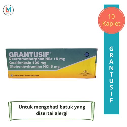 Jual Grantusif 1 Strip 10 Kaplet | Obat Batuk Kering & Berdahak - Kota ...