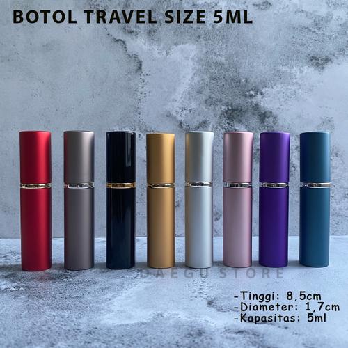 Jual Botol Parfum Travel Spray 5ml - Refillable Isi Ulang Decant - pink ...