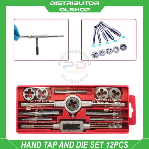 Jual Alat Hand Tap And Dies Set Gagang Tap Senai Snai Pembuat Lubang ...