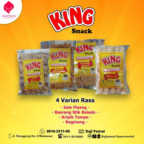 Jual King Snack berbagai Pilihan Rasa - Keripik Tempe - Kota Makassar ...