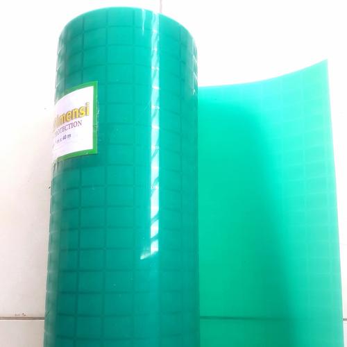 Jual Fiber pagar plastik motif 3D hijau, penutup pagar plastik, plat ...