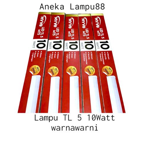 Jual LAMPU LED TL5 10 - 15 - 5 WATT WARNA WARNI / LAMPU T5 MYVO / T5 ...