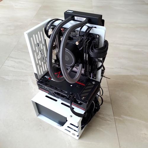 Jual OPEN CASE CASSING PC KOMPUTER MICRO ITX MITX DESKTOP - Hitam ...