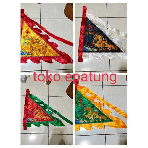 Jual Bendera Panji Naga / 5 WARNA | KAIN - 57 X 40 X 43 CM - Merah ...