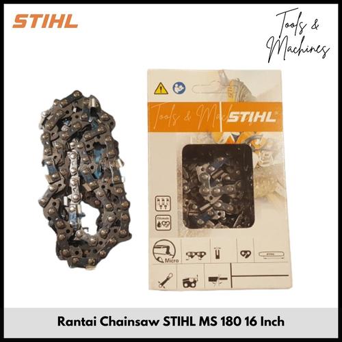 Jual Rantai Chainsaw STIHL Original MS 180 16" Inch Potong - Kota Sukabumi - Tools and Machines ...
