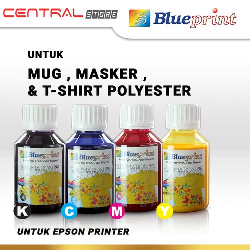 Jual Tinta Botol BLUEPRINT SUBLIM 100ml Refill Printer EPSON ...