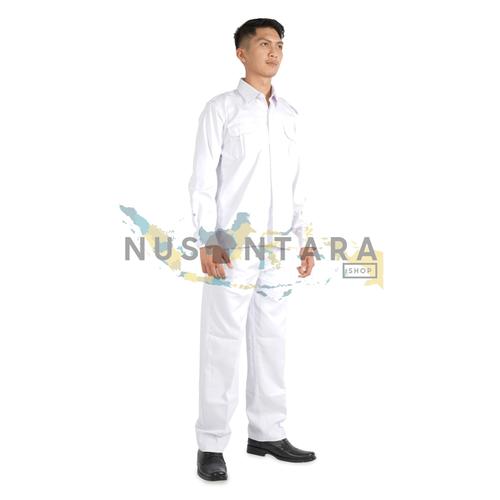 Promo Seragam Pns Putih Seragam Paskibra Seragam Pemda Putih Kemeja Pdh ...