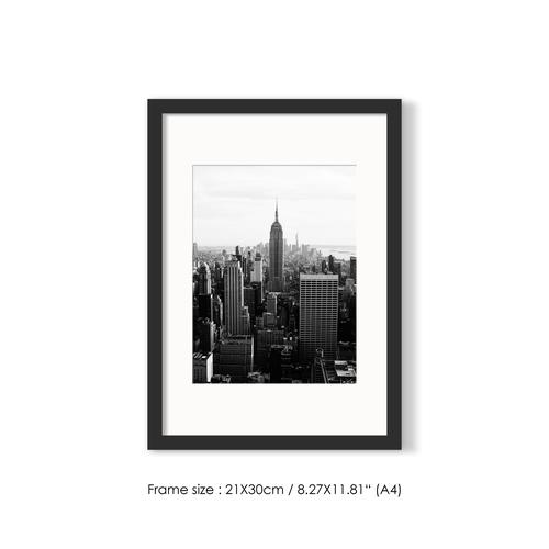 Promo Frame Only - Premium Frame 21x30cm (A4) - Natural kayu - Kab ...