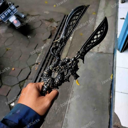 Jual Tombak Pusaka Pataka Majapahit Sang Hyang Naga Baruna Ukuran Mini ...
