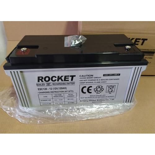 Jual Battery Kering Rocket 12V 120AH - Kota Bekasi - Battery UPS ...