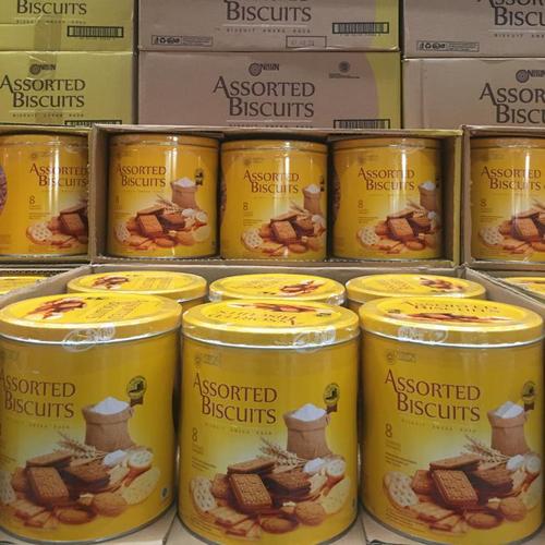 Jual nissin assorted yellow 650 gr | kue kaleng | biskuit kaleng murah ...
