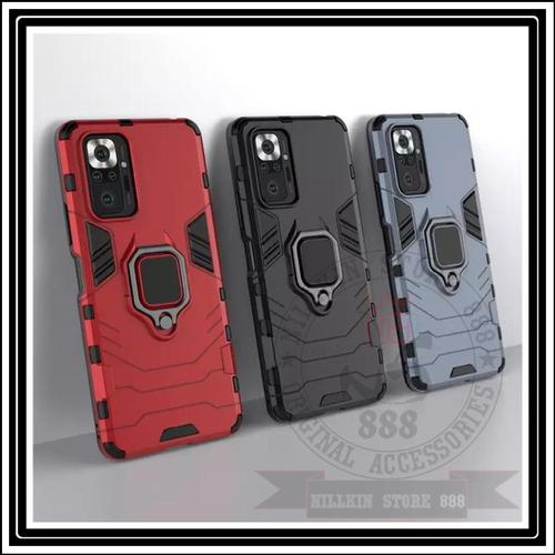 Promo XIAOMI REDMI NOTE 10 PRO TRANSFORMER RING MAGNETIC HARD CASE ...