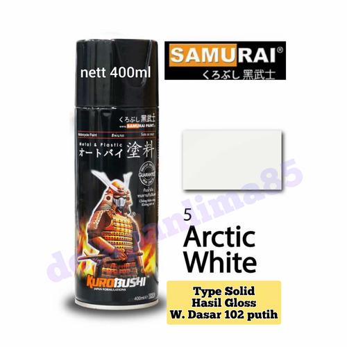 Jual Samurai Paint 5 Arctic White/putih/cat semprot/pylox/pilok - Kota Bandung - delapanlima85 ...