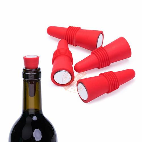 Jual silicone red wine bottle stopper / tutup botol serba guna - Ungu ...