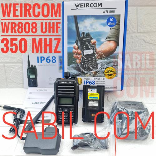 Jual WEIRCOM WR808 UHF 350 MHZ 10 WATT HT WEIRCOM WR 808 UHF LOW UHF ...