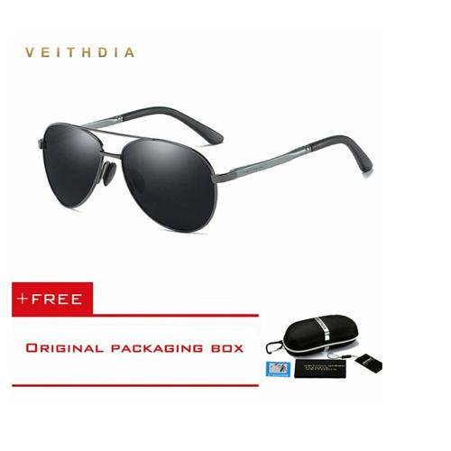 Jual kacamata hitam pria antisilau polarized UV400 original veithdia 1306 - Jakarta Pusat ...