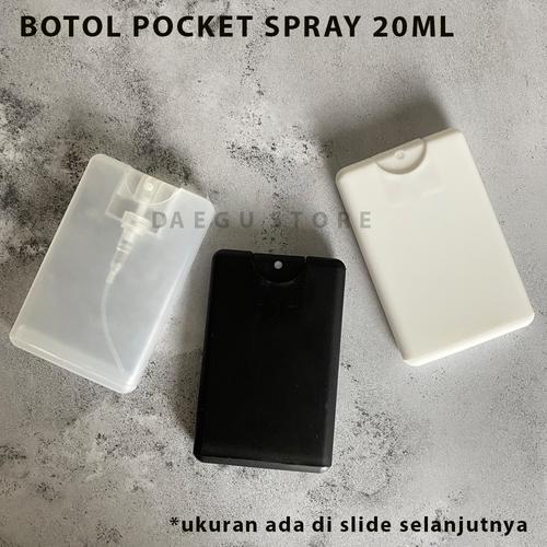 Jual Botol Pocket Card Spray 20ml Plastik untuk Hand Sanitizer Parfum ...