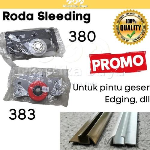 Jual Roda Sleding Pintu Lemari Geser Huben Sliding Sleeding Rel 380 383 ...