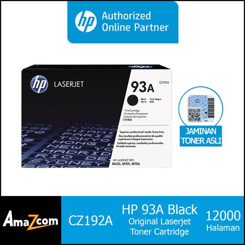 Promo HP Toner Cartridge 93A [CZ192A] - Black Cicil 0% 3x - Jakarta ...