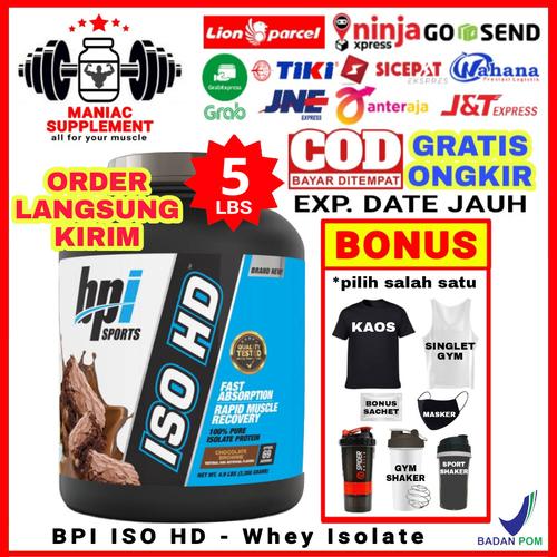 Jual BPI ISO HD 5 Lbs BPI ISO HD 5Lbs BPI IsoHD 5Lbs BPI Whey Isolate 5 Lbs - Coklat, MASKER ...