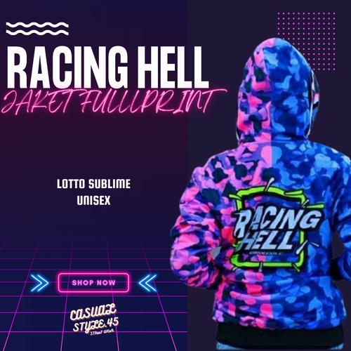 Jual JAKET RACING HELL FULLPRINT SUBLIME MOTIF BAPE HOODIE BALAP MOTOR ...