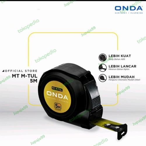 Jual ONDA MEASURING TAPE / METERAN 5METER MT M-TUL / 5METER MT-01 ...