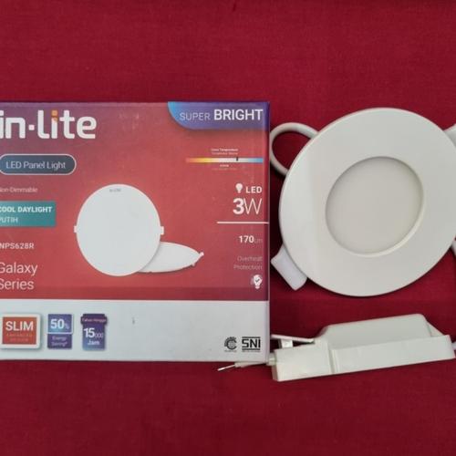 Jual Inlite Led Panel Light 3watt cool daylight putih - Kota Makassar ...