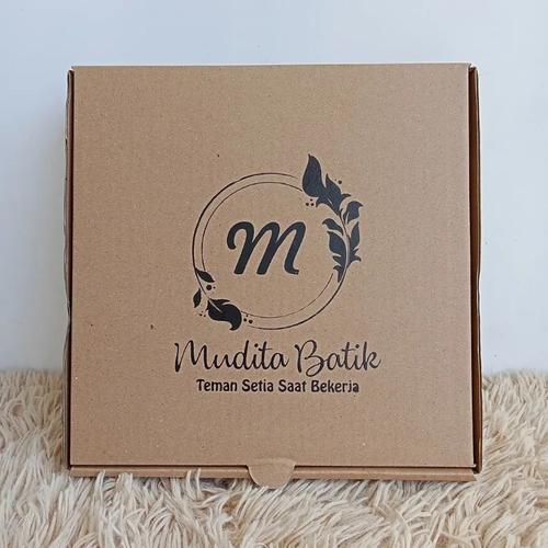 Jual dus sablon logo custom box sablon box pizza packing pizza dus ...