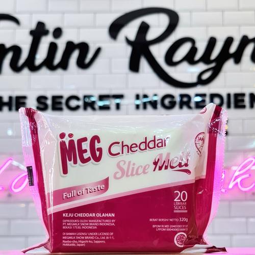 Jual Meg Cheddar Slice Melt 20 Lembar Keju Cheddar Olahan - Kota ...