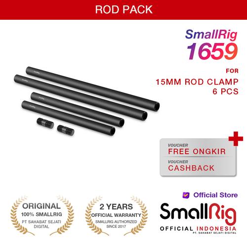 Promo SmallRig 15mm M12 Thread Black Aluminum Alloy Rods Combination ...