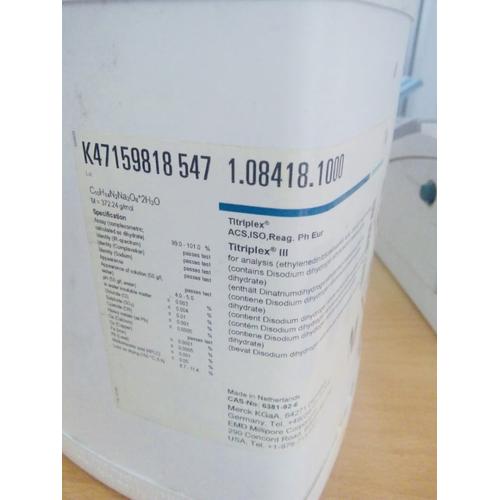 Jual TITRIPLEX III GR FOR ANALYSIS (ETHYLENED 1.08418.1000 merck - Kab ...