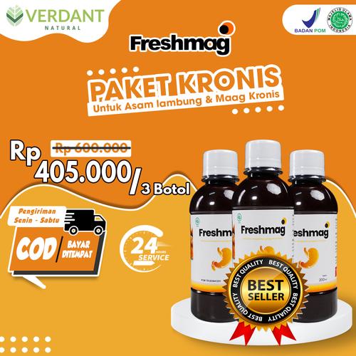Jual [Paket Kronis] Freshmag 3 Botol |Solusi Asam Lambung & Atasi Gerd ...