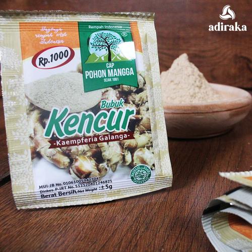 Jual Bumbu KENCUR Bubuk - Cikur Galangal Powder (RENCENG) Cap POHON ...