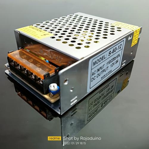 Jual Power Supply 12V 5A Switching PSU SMPS Adaptor jaring - Kota ...