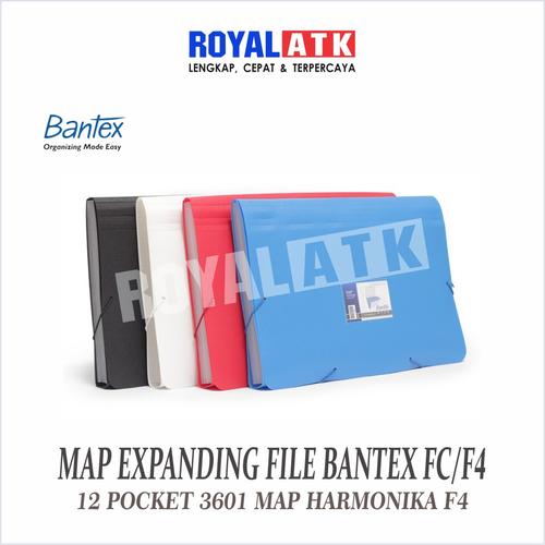 Jual Map Expanding File Folio Bantex FC/F4 12 Pocket 3601 Map Harmonika ...