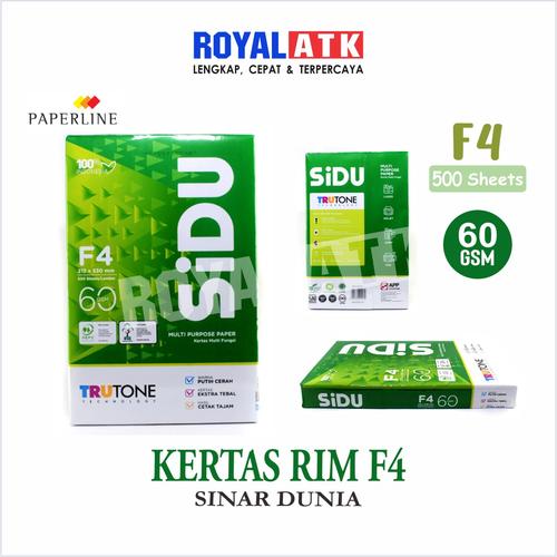 Jual Kertas Hvs F4 60 Gr Sinar Dunia / Kertas Foto Copy Folio 60 Gram ...