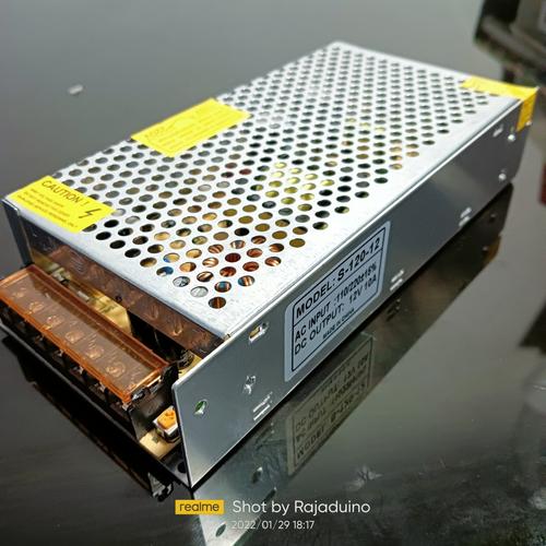 Jual Power Supply 12V 10A Switching PSU SMPS Adaptor jaring - high ...