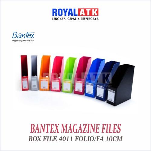 Jual Bantex Magazine Files / Box File 4011 Folio/F4 10cm Traditional ...