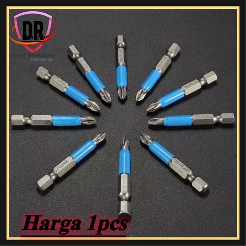 Jual Mata bor Obeng plus Magnet Magnetic Panjang 50mm PH2 Anti Slip B30 ...