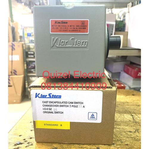 Jual Ohm Saklar Change Over Switch 25A 3Pole ON-OFF-ON Klar Stern ...