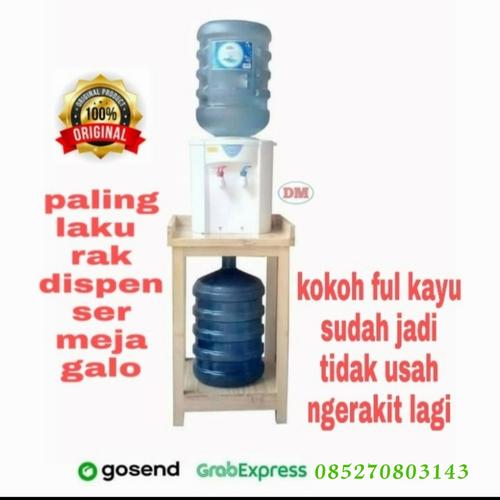 Jual meja dispenser galon - natural - Jakarta Barat - Store@99 | Tokopedia
