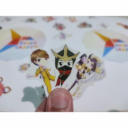 Jual Sticker Chibi Hero Mobile Legend MLBB Kategori 4 Bahan Glosy Cromo ...