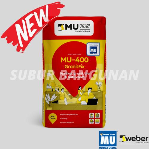 Jual MU400 - Mortar Utama MU 400 25 KG Perekat Granite Perekat Batu ...