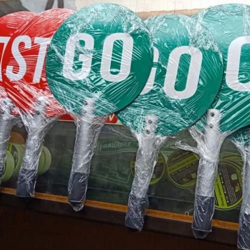 Jual RAMBU PARKIR STOP & GO tangan diameter 20 dan 24 - 20cm - Jakarta ...
