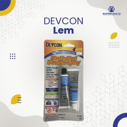 Jual DEVCONE Lem Besi Plastik Steel Epoxy Devcon USA Daya Rekat Kuat ...