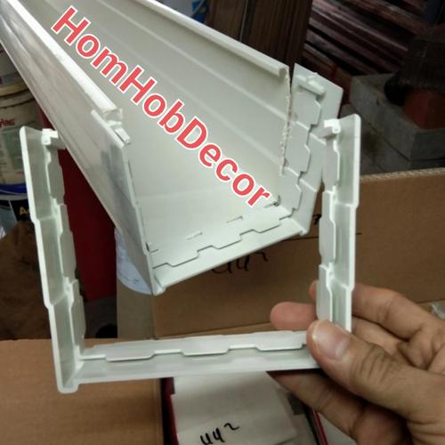 Jual Sok Talang PVC Sambungan Kotak Talang 4 inch - Abu-abu - Kab ...