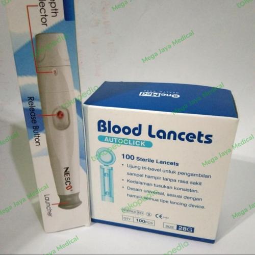 Jual blood lancet autoclick + lancing device - Jakarta Barat - Mega ...