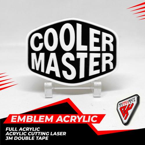 Jual Emblem Timbul COOLER MASTER Sticker Akrilik Acrylic Full Solid ...